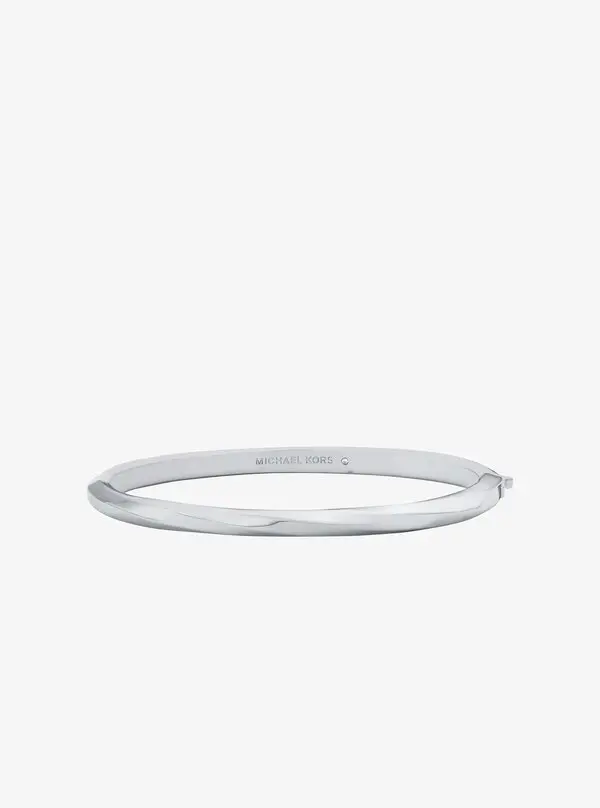 Michael Kors Twist Bangle Bracelet In By - Silver