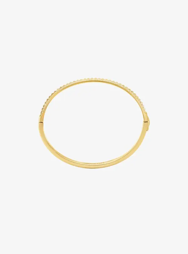 Michael Kors Pavé Two-tone Fluted Bangle In By