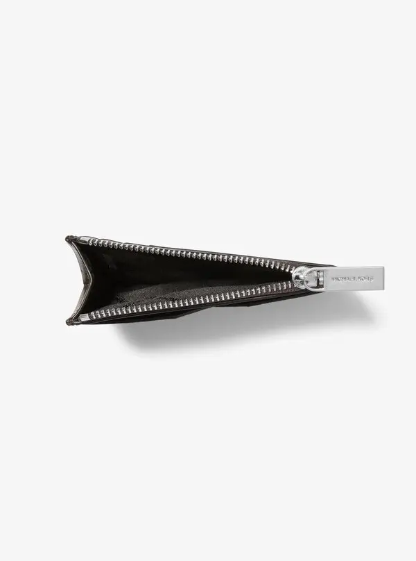 Michael Kors Hudson Burnished Leather Card Case In By