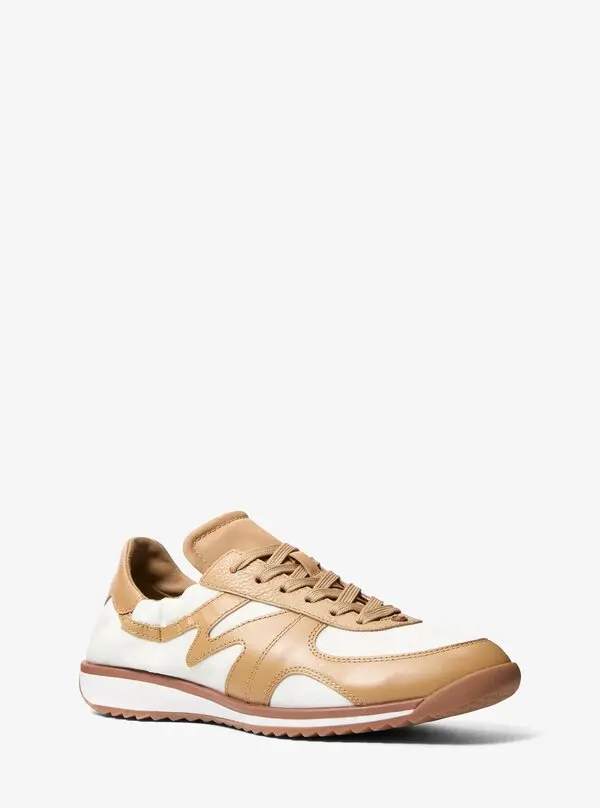 Michael Kors Colt Nylon And Mesh Trainers
