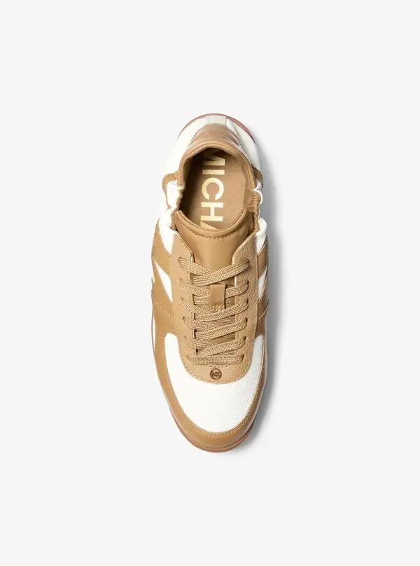 Michael Kors Colt Nylon And Mesh Trainers