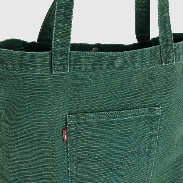 LEVI'S Canvas Tote Bag With Exterior Pocket
