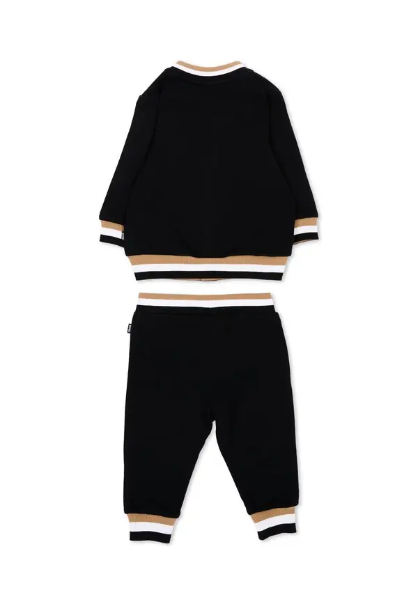 Hugo Boss Logo-patch Striped-trim Tracksuit