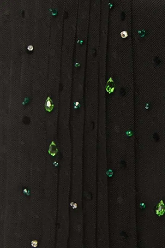 Prada Crystal-embellished Pleated Dress