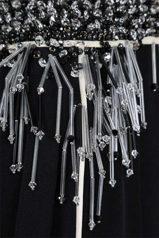 Prada Crystal-bead Embellished Mini Dress