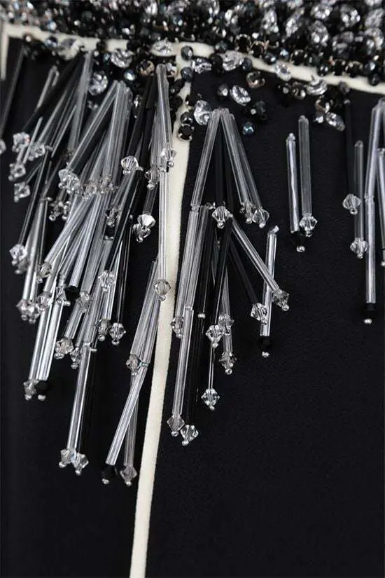 Prada Crystal-bead Embellished Mini Dress