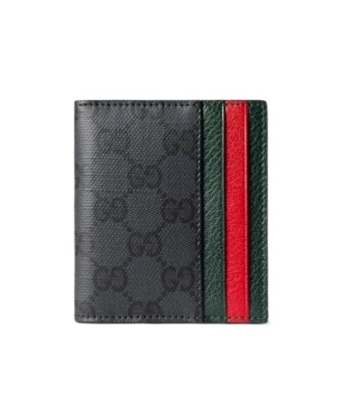 Gucci Bi-fold Wallet With Web Card Slots