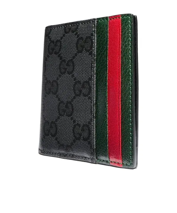 Gucci Bi-fold Wallet With Web Card Slots
