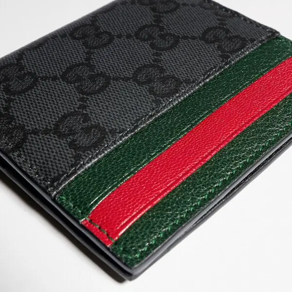 Gucci Bi-fold Wallet With Web Card Slots