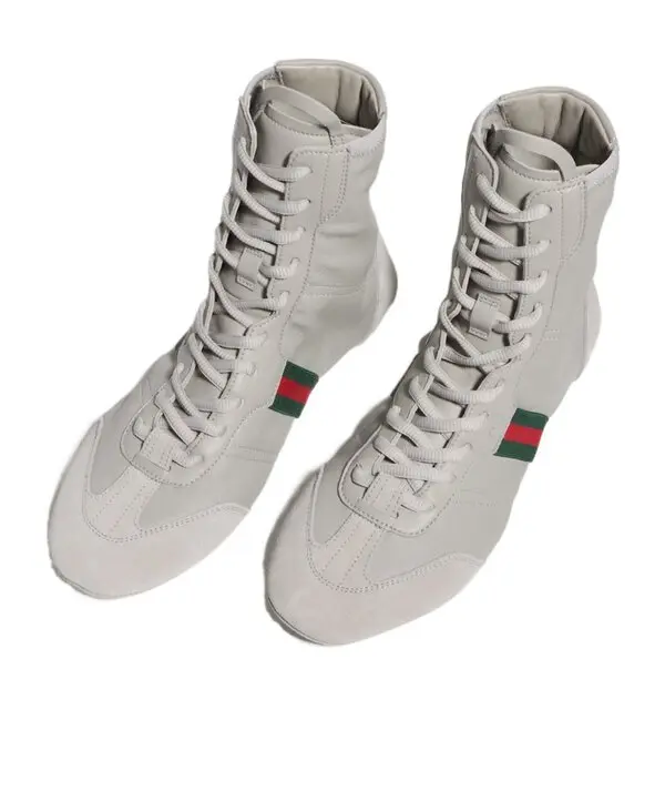 Gucci Flex High-top Sneakers - Grey