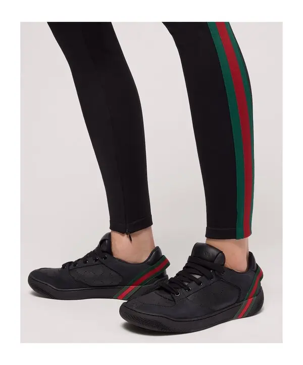 Gucci Screener Sneaker With Perforated Gg Motif