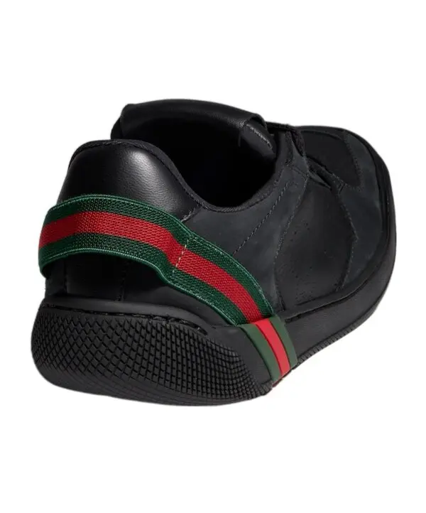 Gucci Screener Sneaker With Perforated Gg Motif
