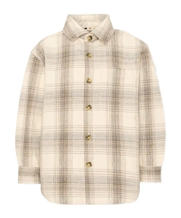 Hugo Boss Check Pattern Pocket Detail Shirt