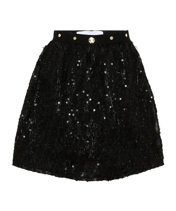 Roberto Cavalli Embellished Sequined Midi Skirt