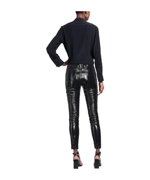 Dolce & Gabbana High-waisted Skinny Fit Trousers With Lace-up Detail