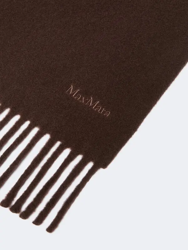 Max Mara Yarn-dyed Wool Scarf