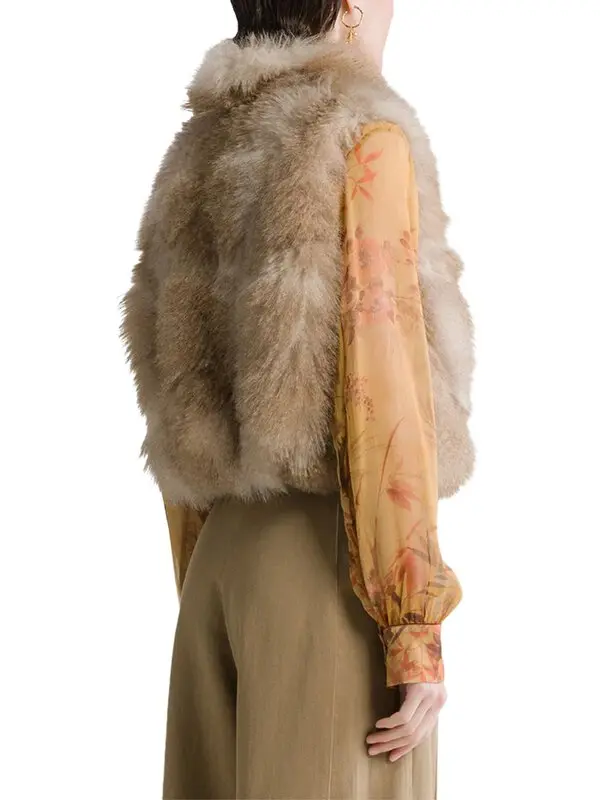 FORTE_FORTE Faux Fur Vest