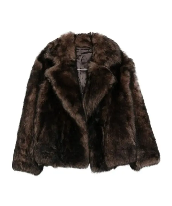 SALVATORE SANTORO Long Sleeve Fur Jacket