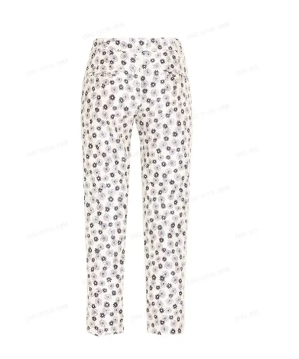 Dolce & Gabbana Slim-fit Floral Print Tailored Trousers