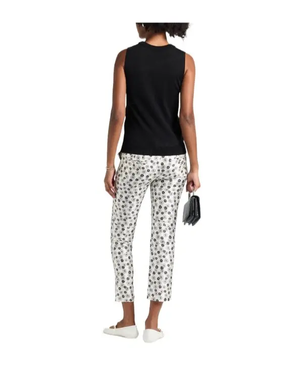 Dolce & Gabbana Slim-fit Floral Print Tailored Trousers