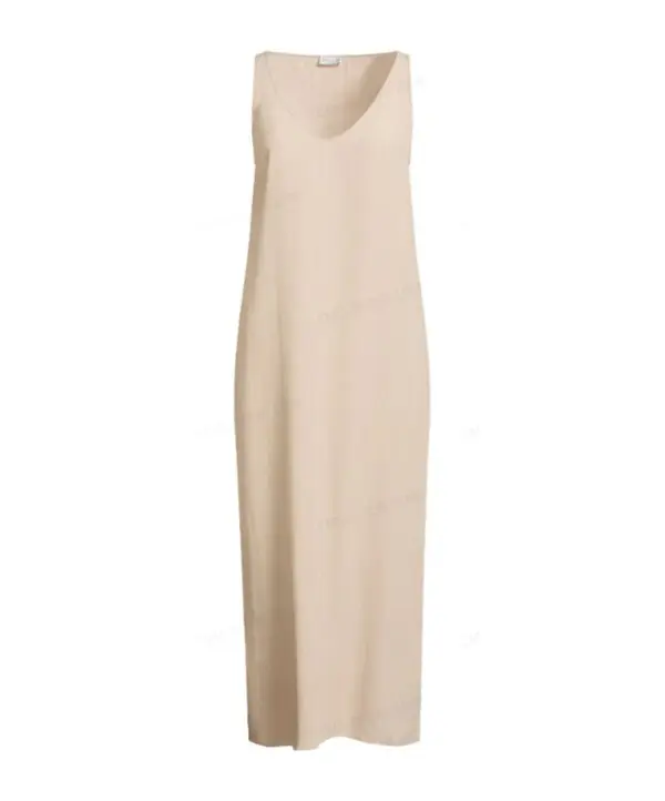 Brunello Cucinelli Solidcolor Sleeveless Dress