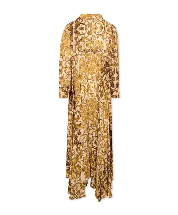 Roberto Cavalli Dress With Baroque Print