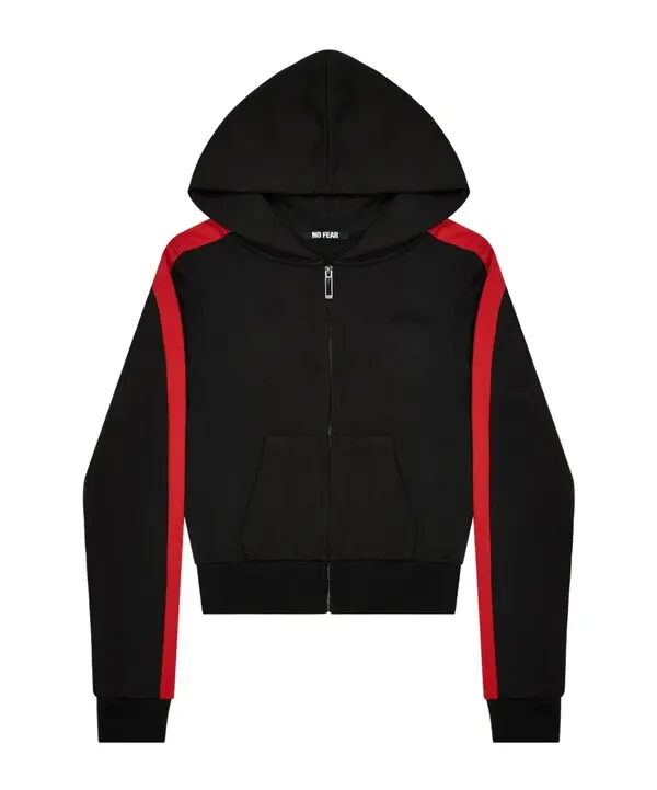 DION LEE Zip-up Hoodie With Kangaroo Pocket