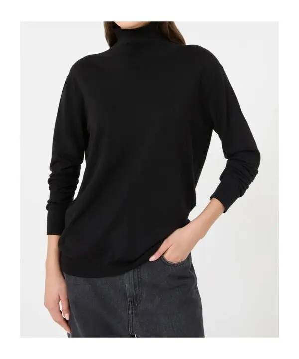 Max Mara Mock Neck Knitted Jumper