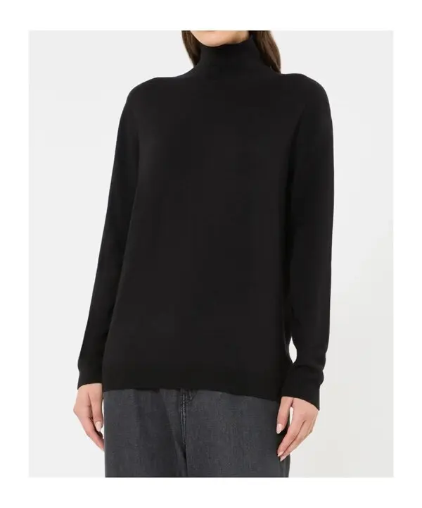 Max Mara Mock Neck Knitted Jumper