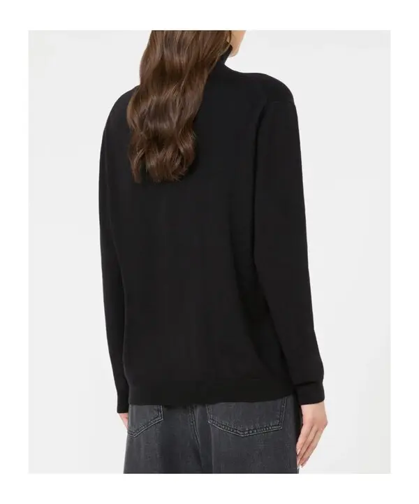 Max Mara Mock Neck Knitted Jumper