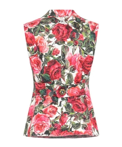 Dolce & Gabbana Double-breasted Floral Jacquard Blazer