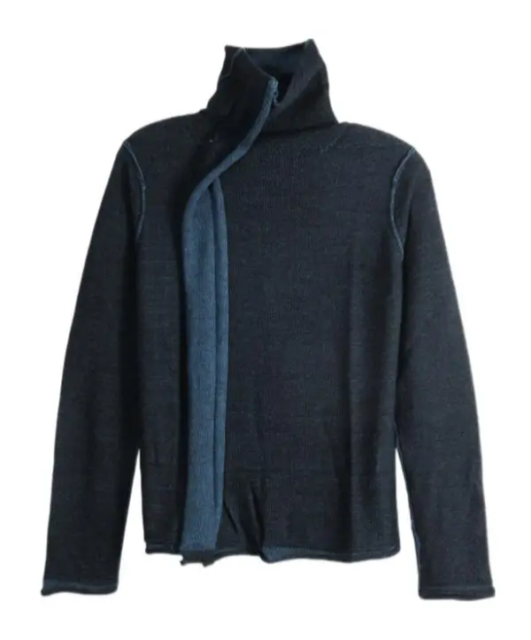Y’s High Draped Collar Knit Top