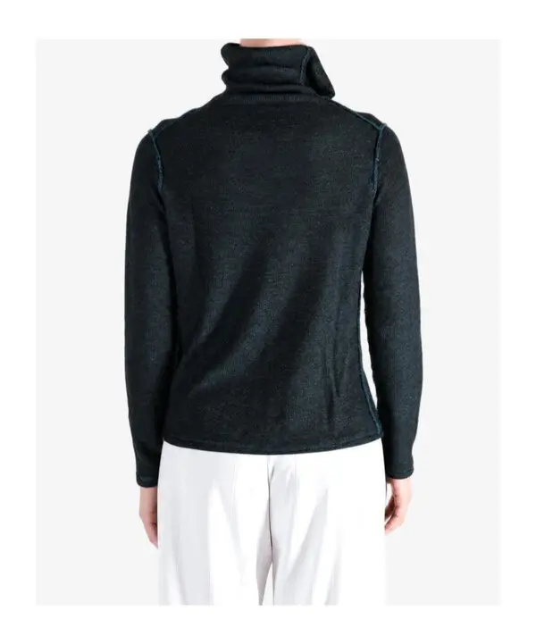 Y’s High Draped Collar Knit Top