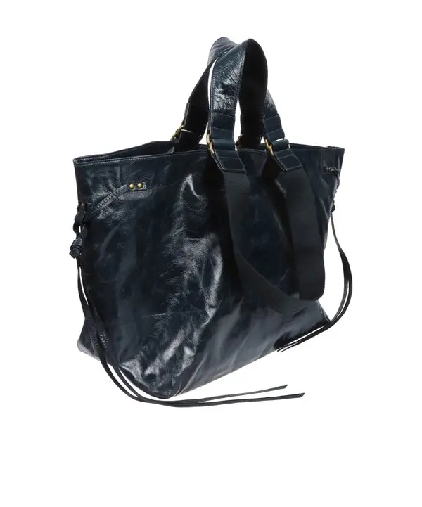 Isabel Marant Étoile Wardy Tie-fastened Tote Bag - Blue