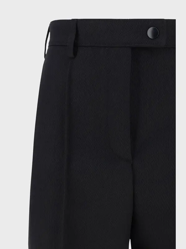 Prada High-waist Tapered-leg Trousers