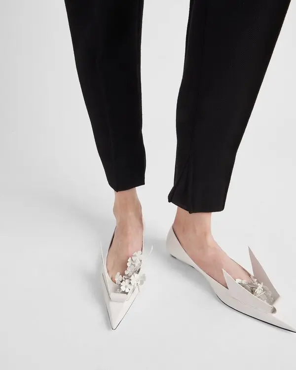Prada High-waist Tapered-leg Trousers