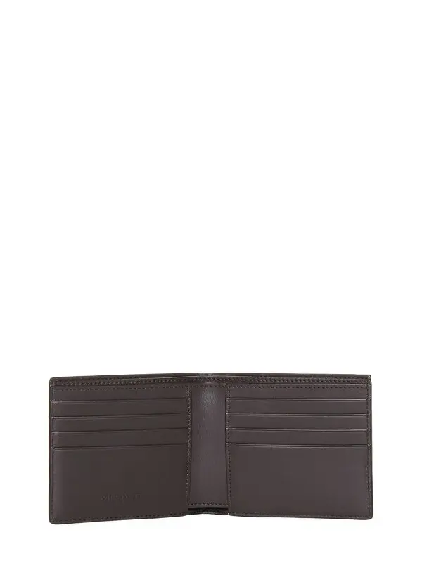 Bottega Veneta Brown Bi-fold Intrecciato Wallet