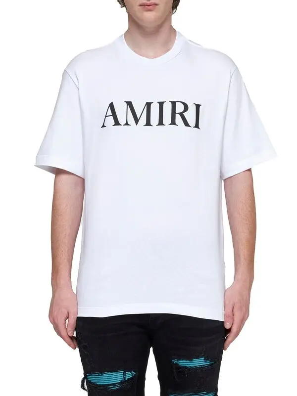 Amiri Logo Cotton T-shirt