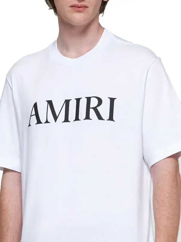 Amiri Logo Cotton T-shirt