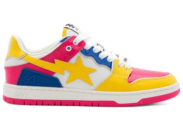 A BATHING APE Sk8 Sta #2 Yellow Blue