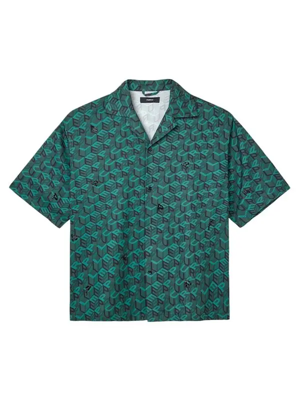 PURPLE BRAND Lyocell Resort Shirt