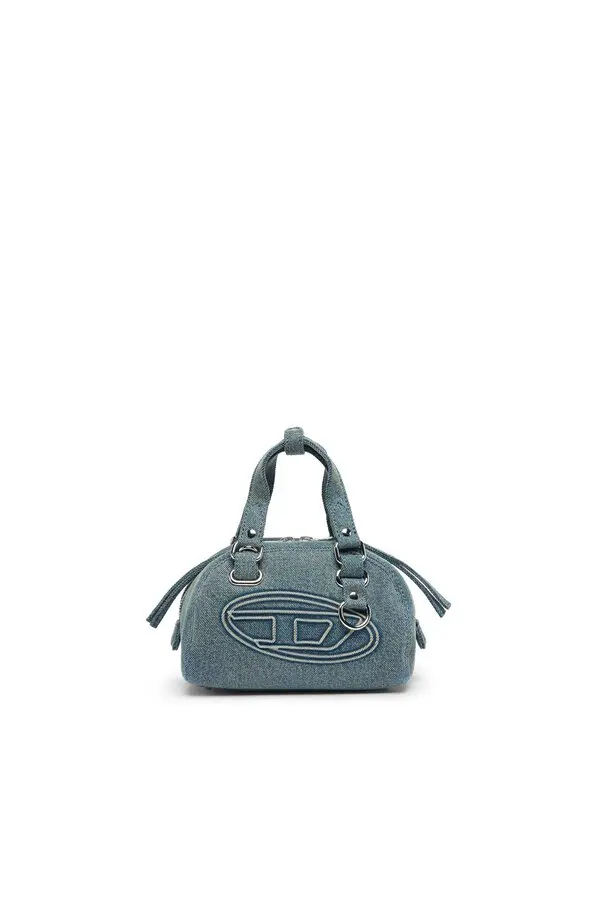 DIESEL® 1dr Dome Small Denim Bowling Bag