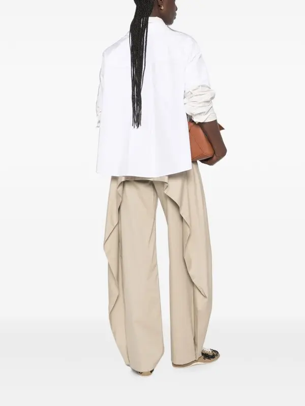 Loewe Cotton And Silk Trousers