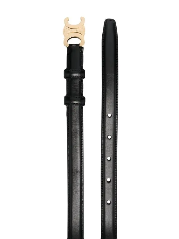 Celine Triomphe Small Leather Belt