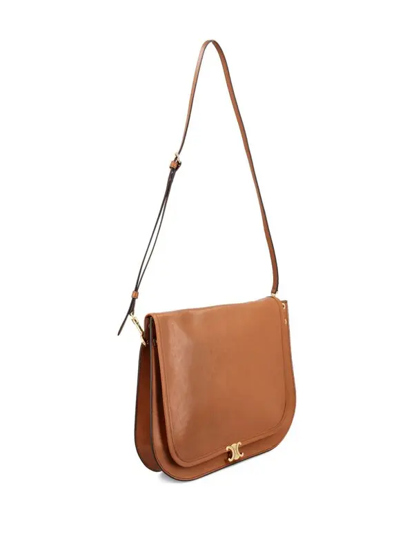 Celine Triomphe Leather Shoulder Bag