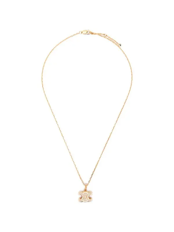 Celine Triomphe Chunky Necklace