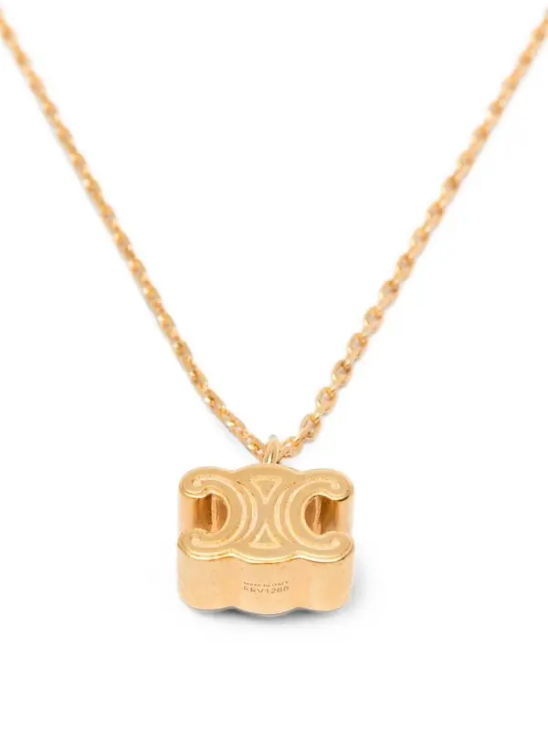 Celine Triomphe Chunky Necklace
