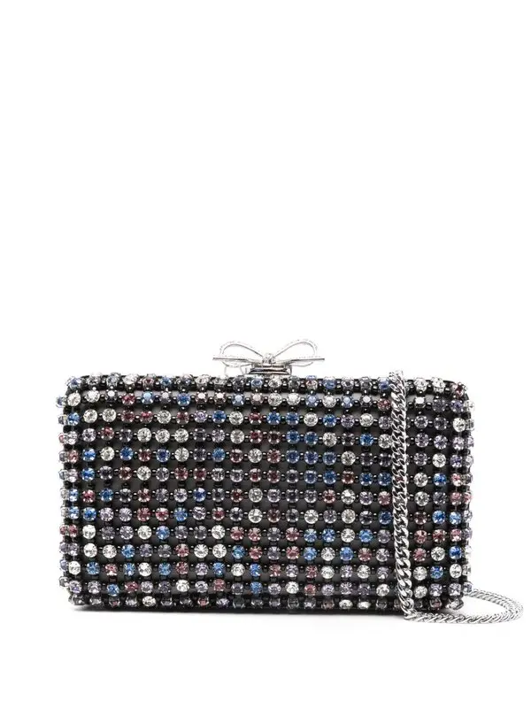 SELF-PORTRAIT Crystal Embellished Clutch