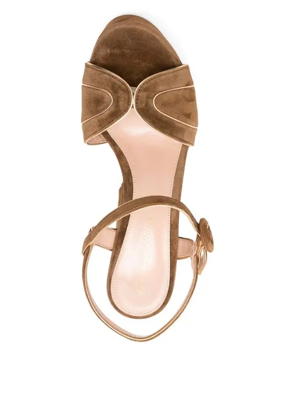 GIANVITO ROSSI Tamara Leather Sandals