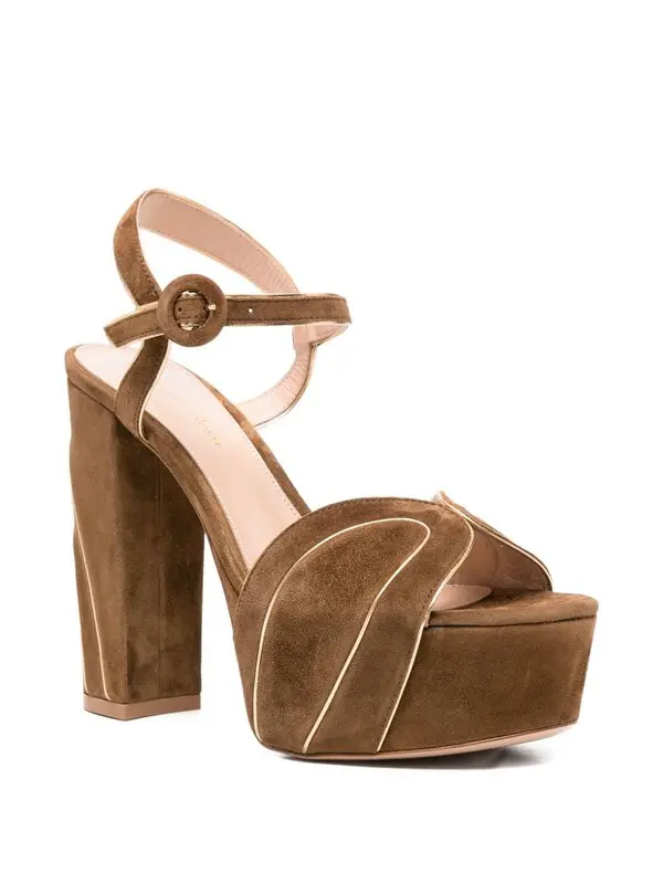 GIANVITO ROSSI Tamara Leather Sandals